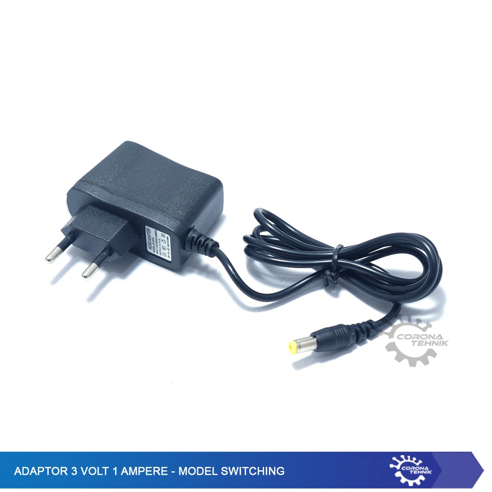 Jual Adaptor 3 Volt 1 Ampere - Model Switching | Shopee Indonesia