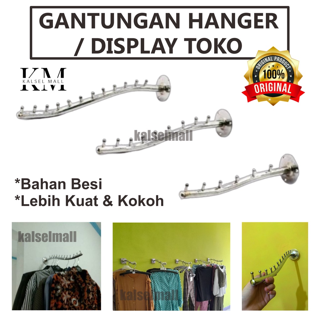 Jual Hanger Gantungan Besi Display Toko Butik Distro Baju Celana Tas ...