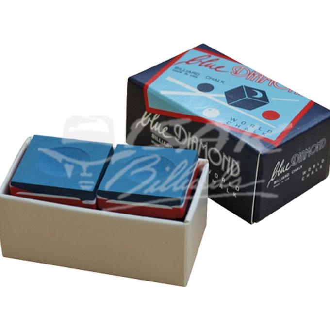 Jual Blue Diamond Chalk - 2 Piece Billiard Chalk - Kapur Biliar - Biru ...