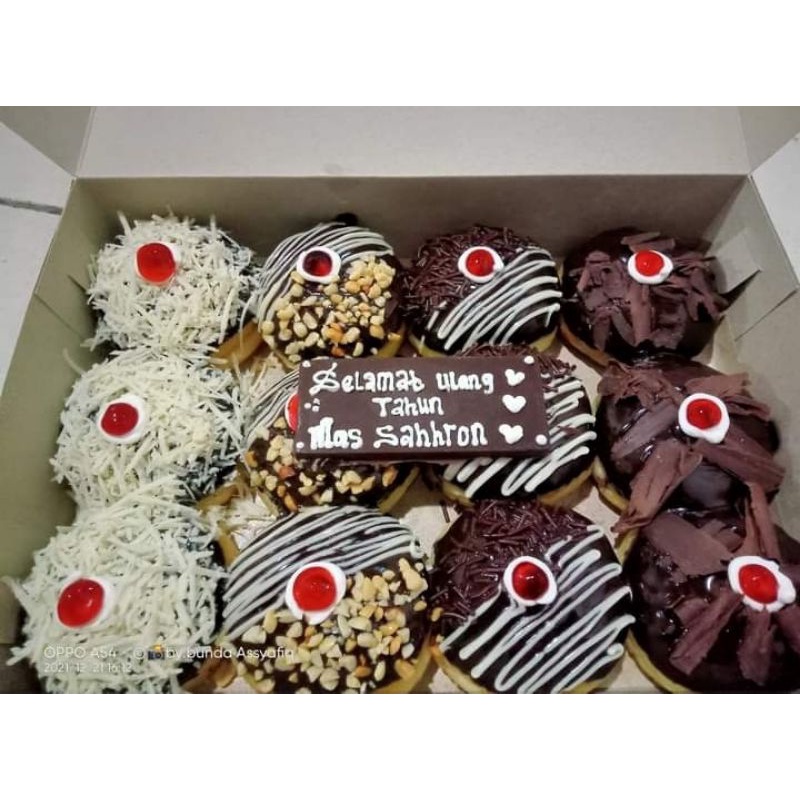 Jual DONAT PREMIUM FULL COKLAT | Shopee Indonesia