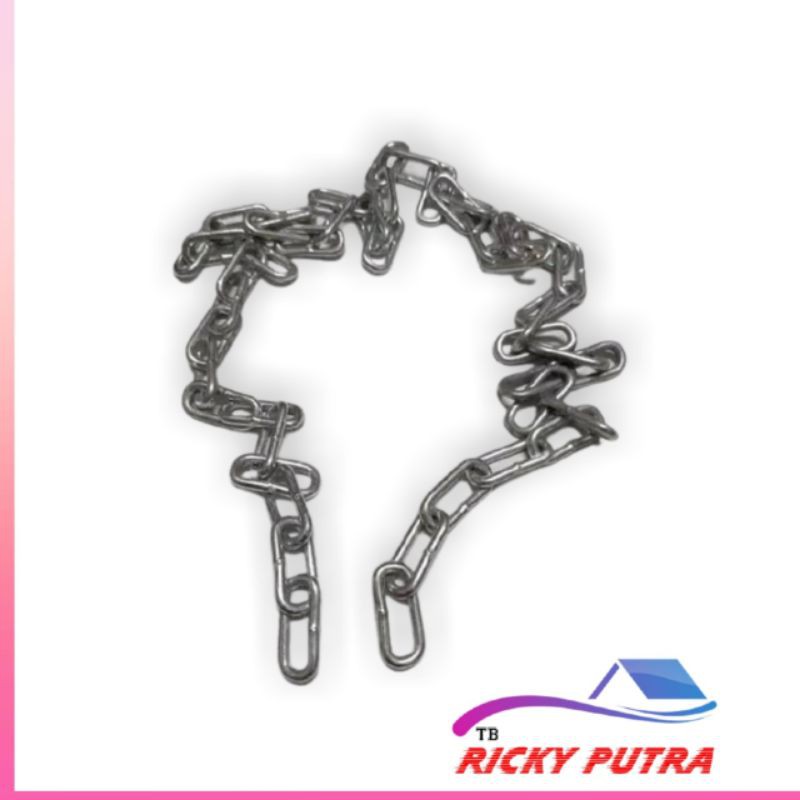 Jual Rantai besi kecil per meter rante pagar rante kapal ukuran 1/8 ...