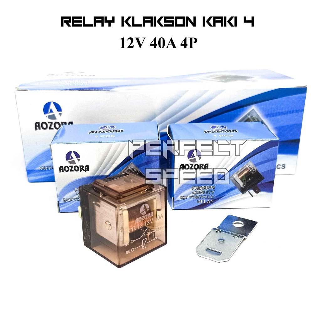 Jual RELAY KLAKSON 12V 40A KAKI 4 HIGH QUALITY WATERPROFF - RELAY ...