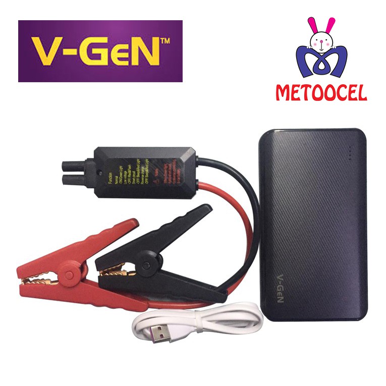 Jual V-GeN Power Bank Jump Starter 7200mAh Jumper Aki Mobil Vgen ...