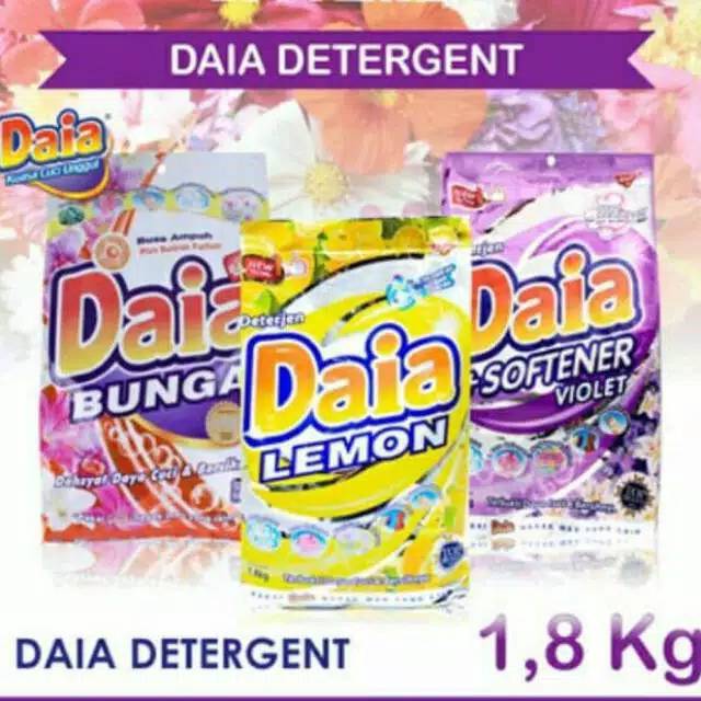 Jual DAIA Powder Detergen Bag 1.8 kg | Shopee Indonesia
