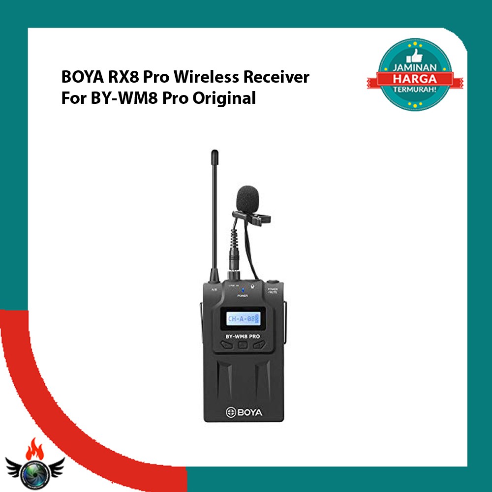 Jual BOYA RX8 Pro Wireless Receiver for BY-WM8 Pro Original | Shopee Indonesia