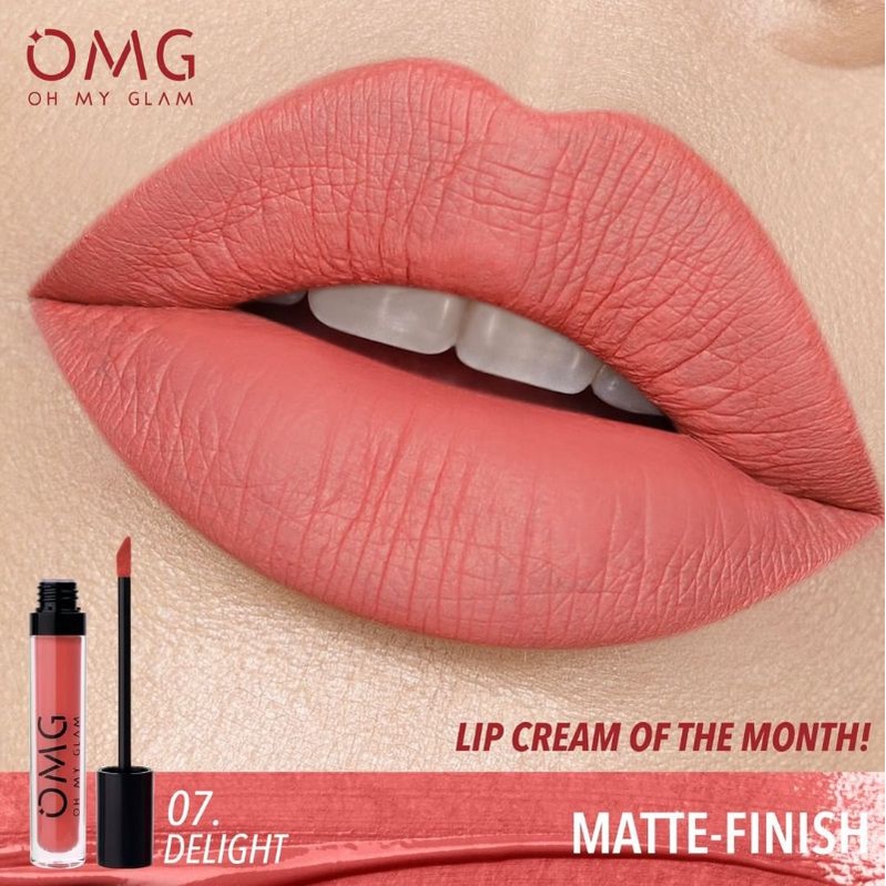 Jual Oh My Glam Lip Series - OMG Matte Kiss Lip Cream - OMG Juicy Kiss ...