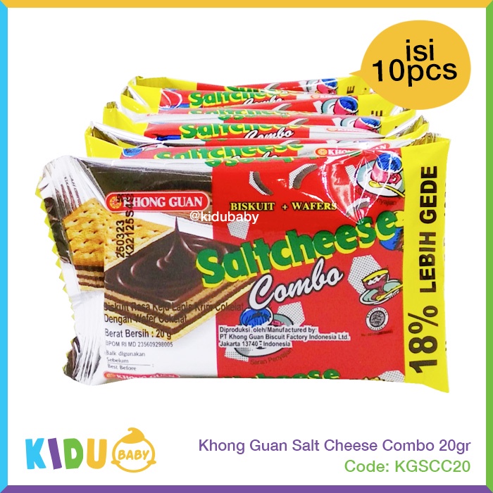 Jual Khong Guan Salt Cheese Combo 20gr Cemilan Snack Cemilan Sehat Kidu ...