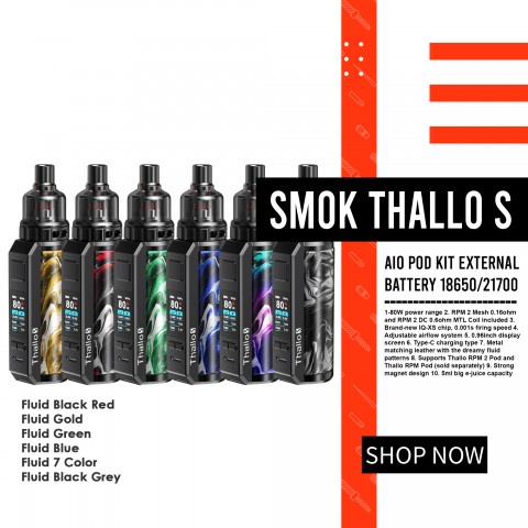 Jual SMOK THALO S BY SMOK 80W ORIGINAL (EXTERNAL BATTERY) | Shopee ...
