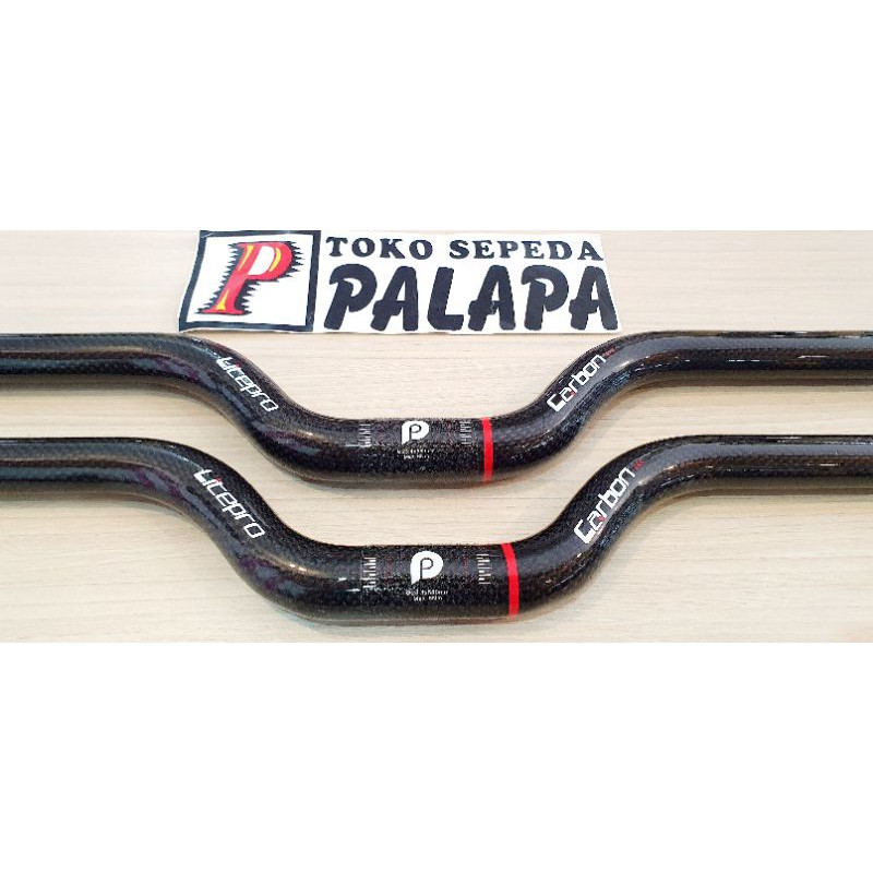 Jual Stang Litepro Carbon Original Setang Sepeda Lipat Seli 25.4 mm ...