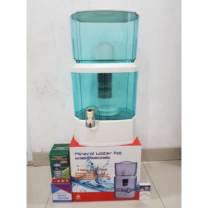 Jual =====] bio energy water pot kotak 24 liter, mineral water pot ...