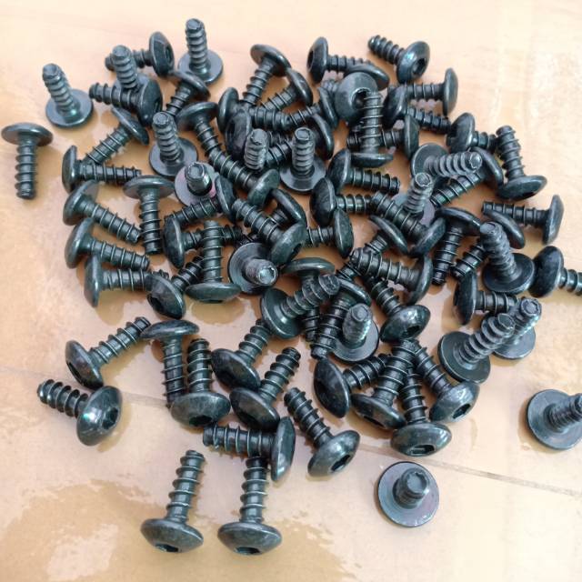 Jual Baut Cacing Skrup Bodi Yamaha Mio jupiter Mx 5x15 kunci L 100pc ...