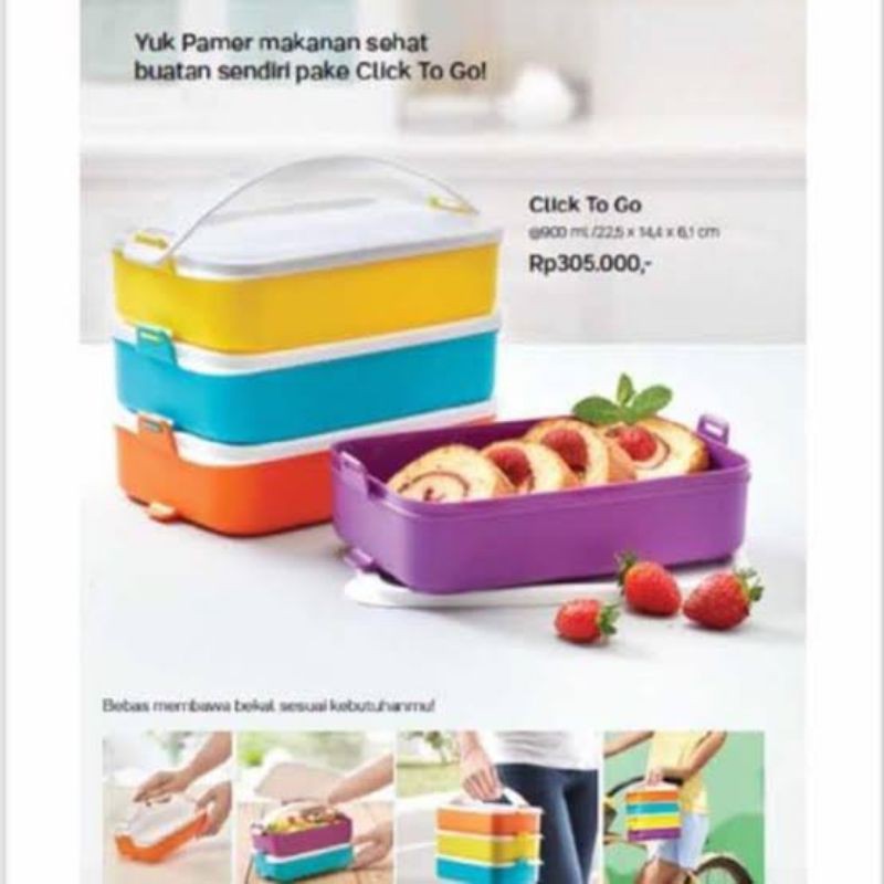 Jual Click to go Tupperware (Uni) | Shopee Indonesia