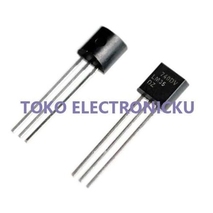 Jual Lm35 Lm 35 Lm35dz Temperature Sensor To92 At75 Tkelku2 Kualitas