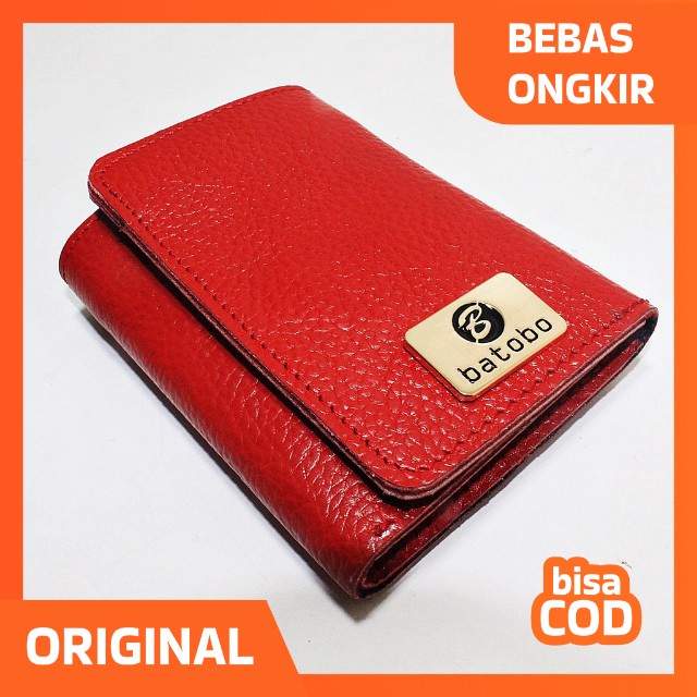 Jual Dompet Polos Lipat 3 B001622 Dompet Uang Kartu Batobo 0ri Kulit ...