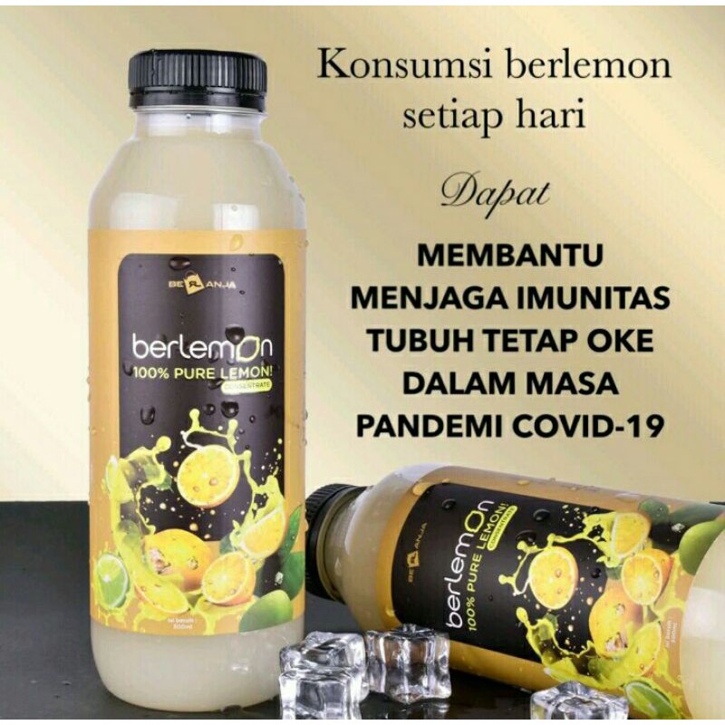 Jual BERLEMON Sari Lemon ASLI 500ml | Shopee Indonesia