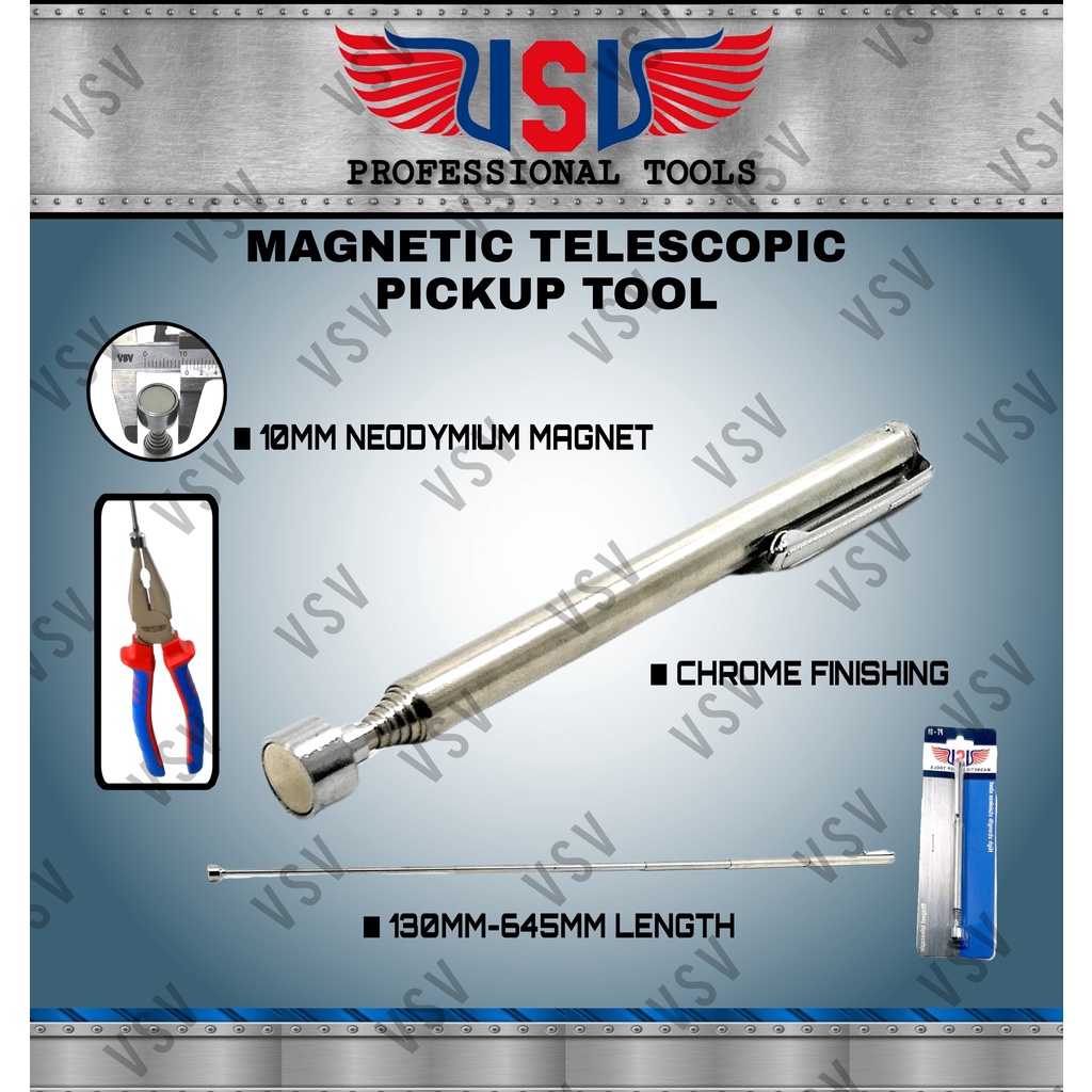 Jual VSV (PEN/TONGKAT) MAGNET Telescopic Magnetic Pick Up Tools 130-645mm | Shopee Indonesia