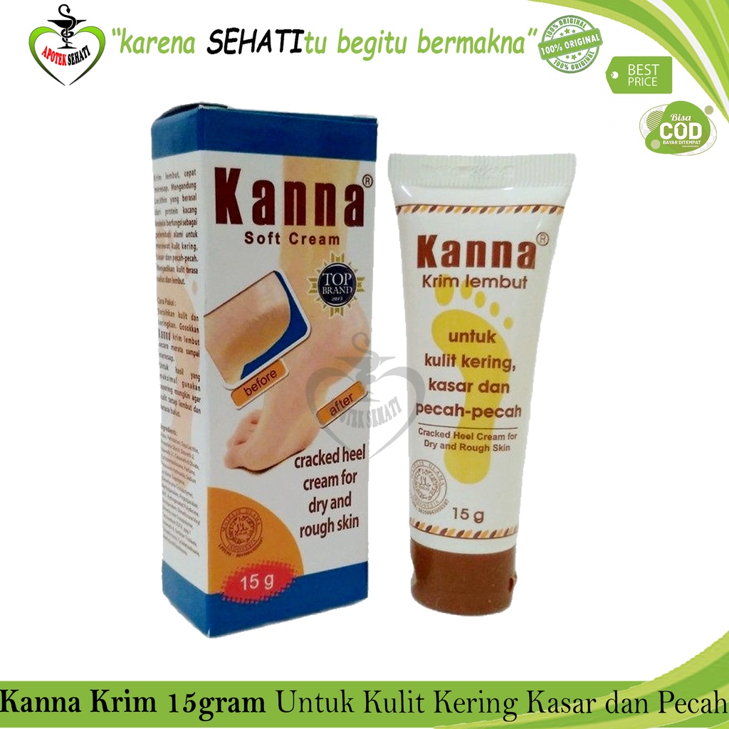 Jual KANNA SOFT CREAM/ CREAM KAKI 15gr | Shopee Indonesia