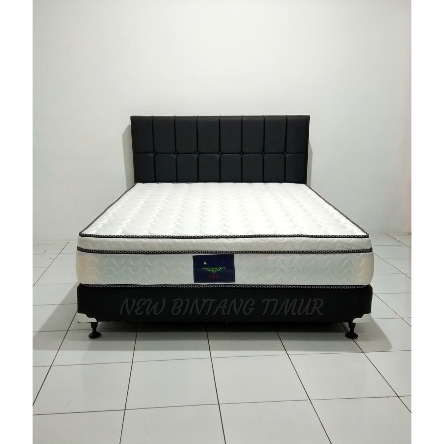 Jual Spring Bed Porter Vista Plush Top Rebounded 160 x 200 HB Domino Full Set | Shopee Indonesia