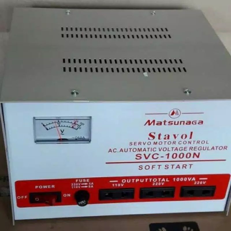 Jual Stabilizer Matsunaga SVC-1000 Best Quality Stavol Matsunaga 1000watt | Shopee Indonesia