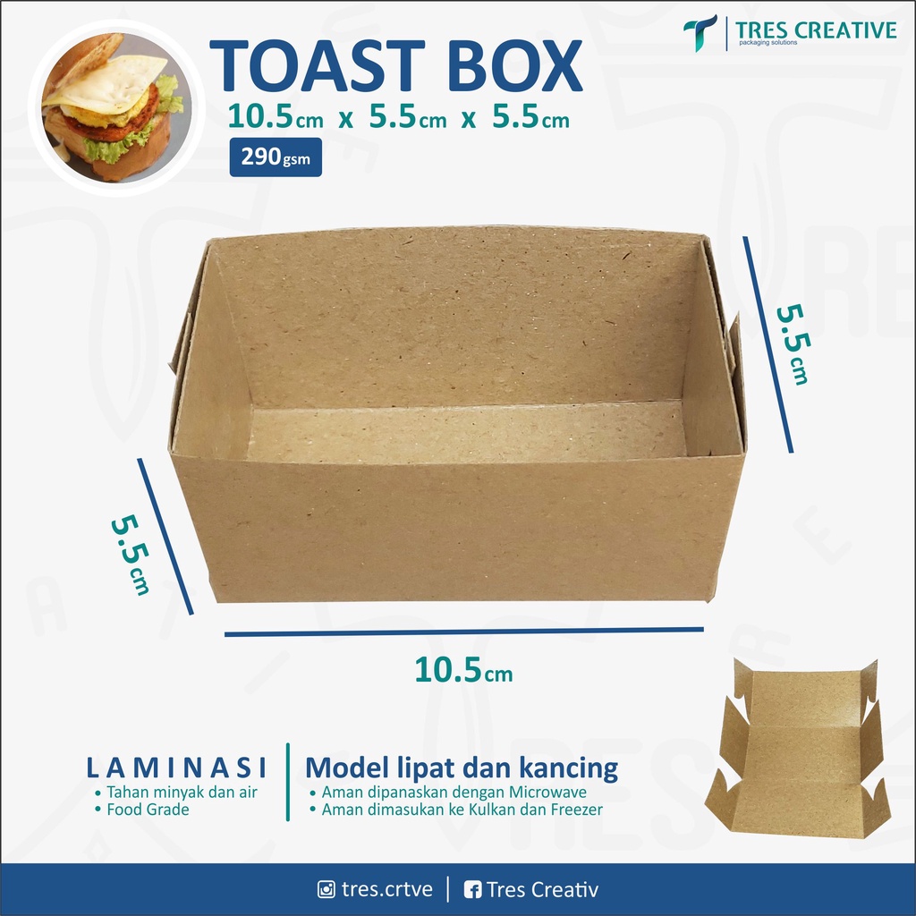 Jual BOX ROTI TOAST BOX TEMPAT ROTI KOTAK MAKANAN ROTI | Shopee Indonesia