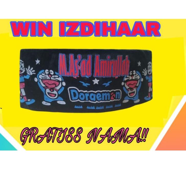 Jual 514RYH Peci/Songkok/Kopyah LED GRATIS NAMA ANAK Motif Karakter ...