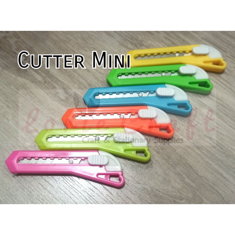 Jual LC Cutter Mini Warna Warni Rainbow | Shopee Indonesia