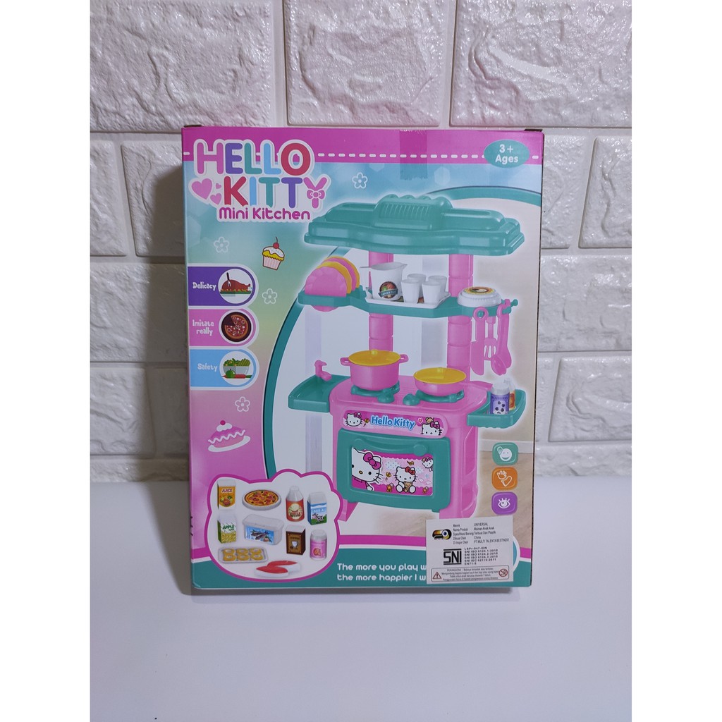 Jual HELLO KITTY MINI KITCHEN SET 47 PCS | Shopee Indonesia