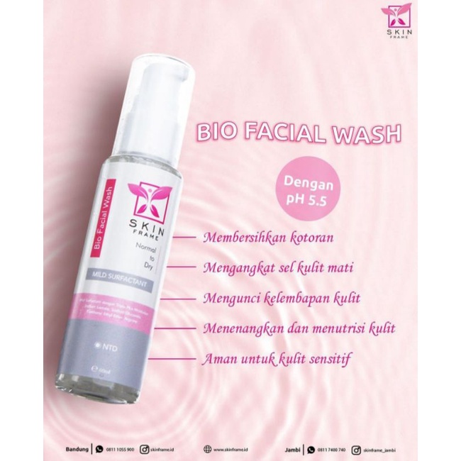Jual Bio Facial Wash 60ml ( Sabun Pembersih Wajah ) | Shopee Indonesia