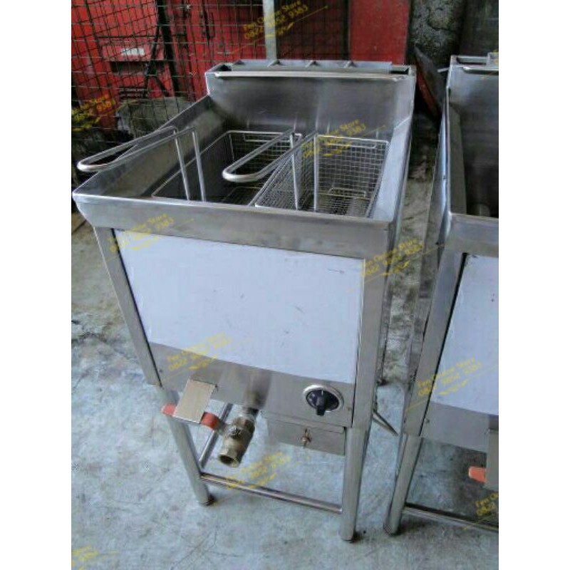 Jual Deep Fryer 22 liter (alat penggorengan hemat gas) Stainless steel ...