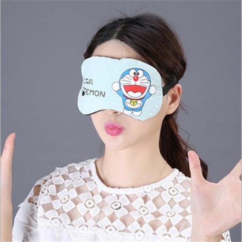 Jual Penutup mata tidur dengan gel pendingin motif kartun doraemon ...