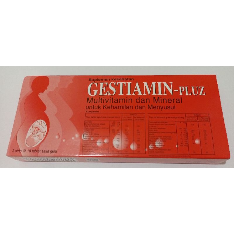 Jual Vitamin Ibu Hamil Gestiamin Plus | Shopee Indonesia