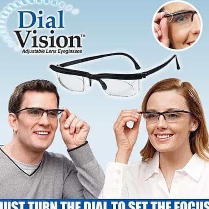 Jual Kacamata Dial Vision Bebas Atur Fokus Lensa - Dial Vision | Shopee ...