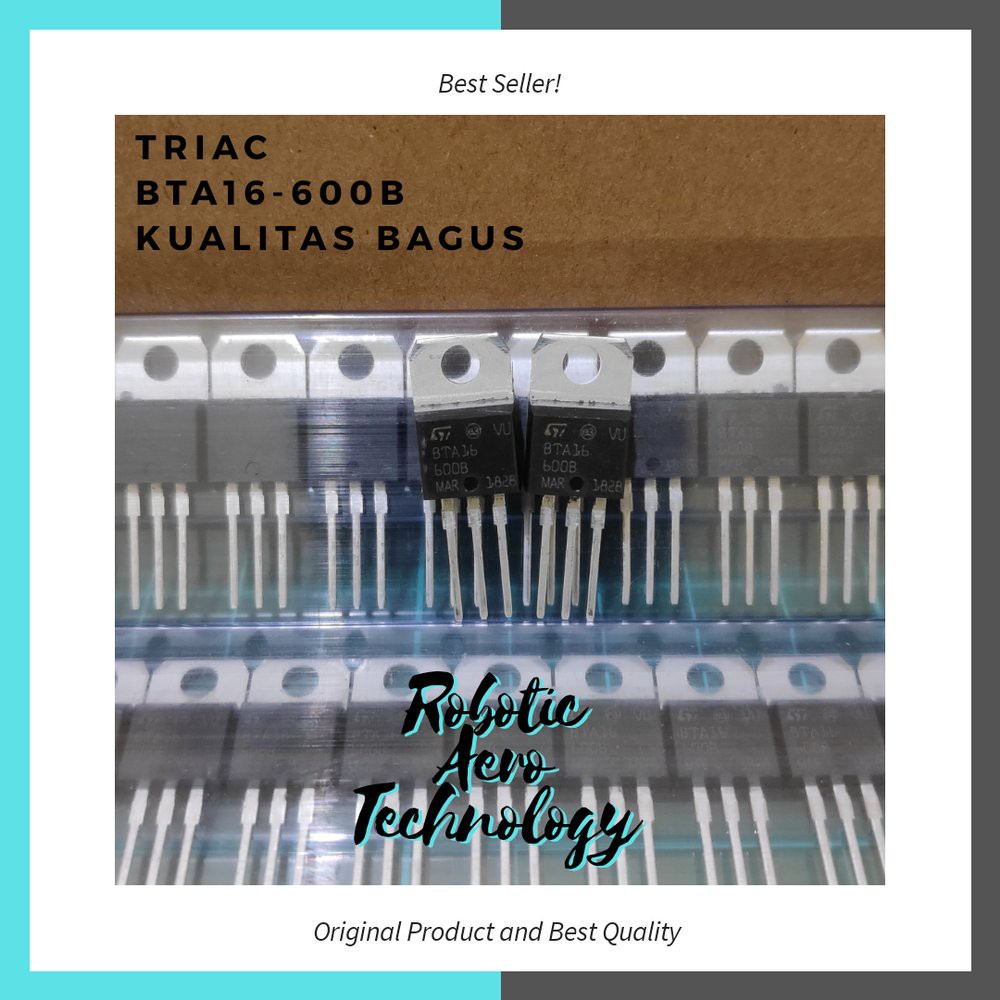 Jual Order Langsung THYRISTOR BTA16-600B BTA16 600B BTA16600B 16A 600V TRIAC Murah | Shopee ...