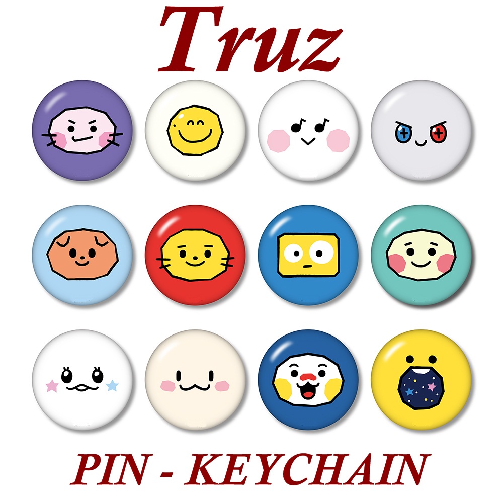Jual Gantungan Kunci Truz Treasure Pin Button | Shopee Indonesia