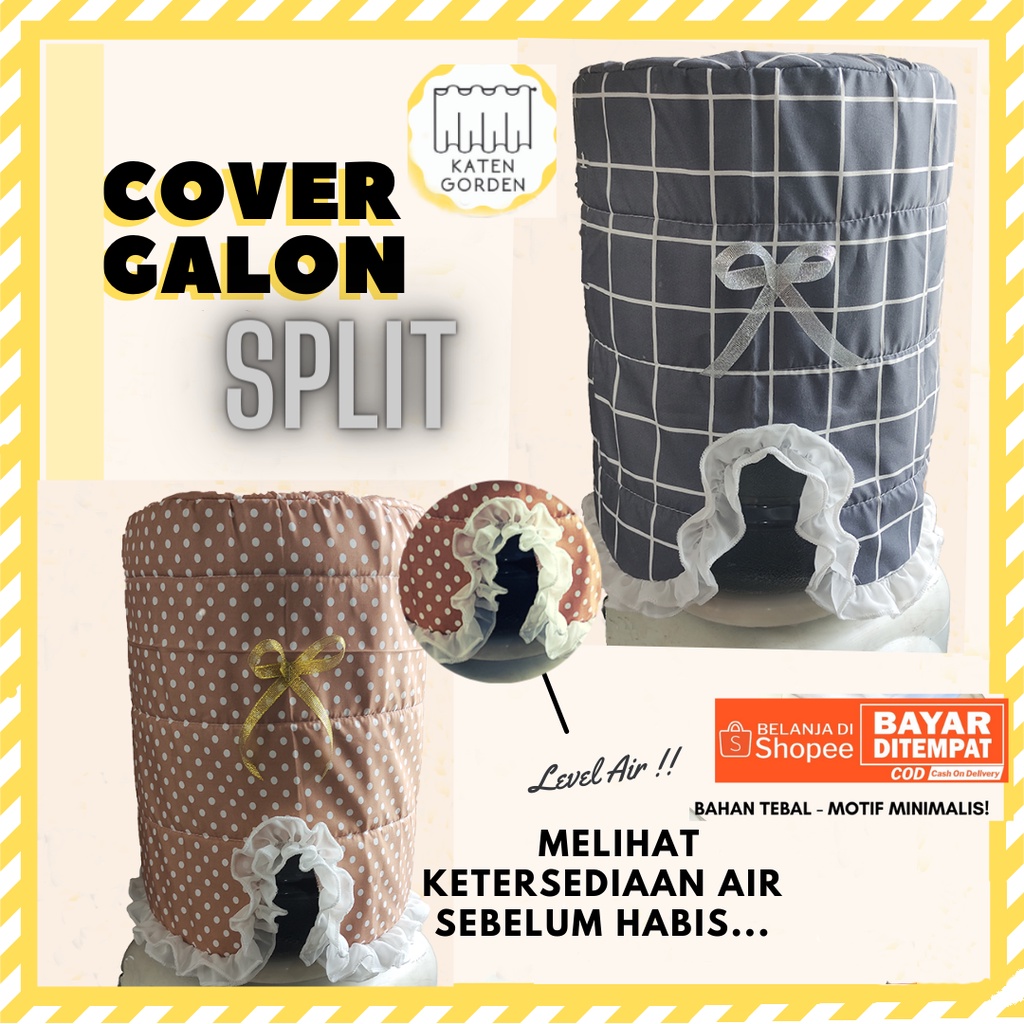 Jual COVER GALON MINIMALIS / PENUTUP GALON MOTIF MURAH / GALON SPLIT ...