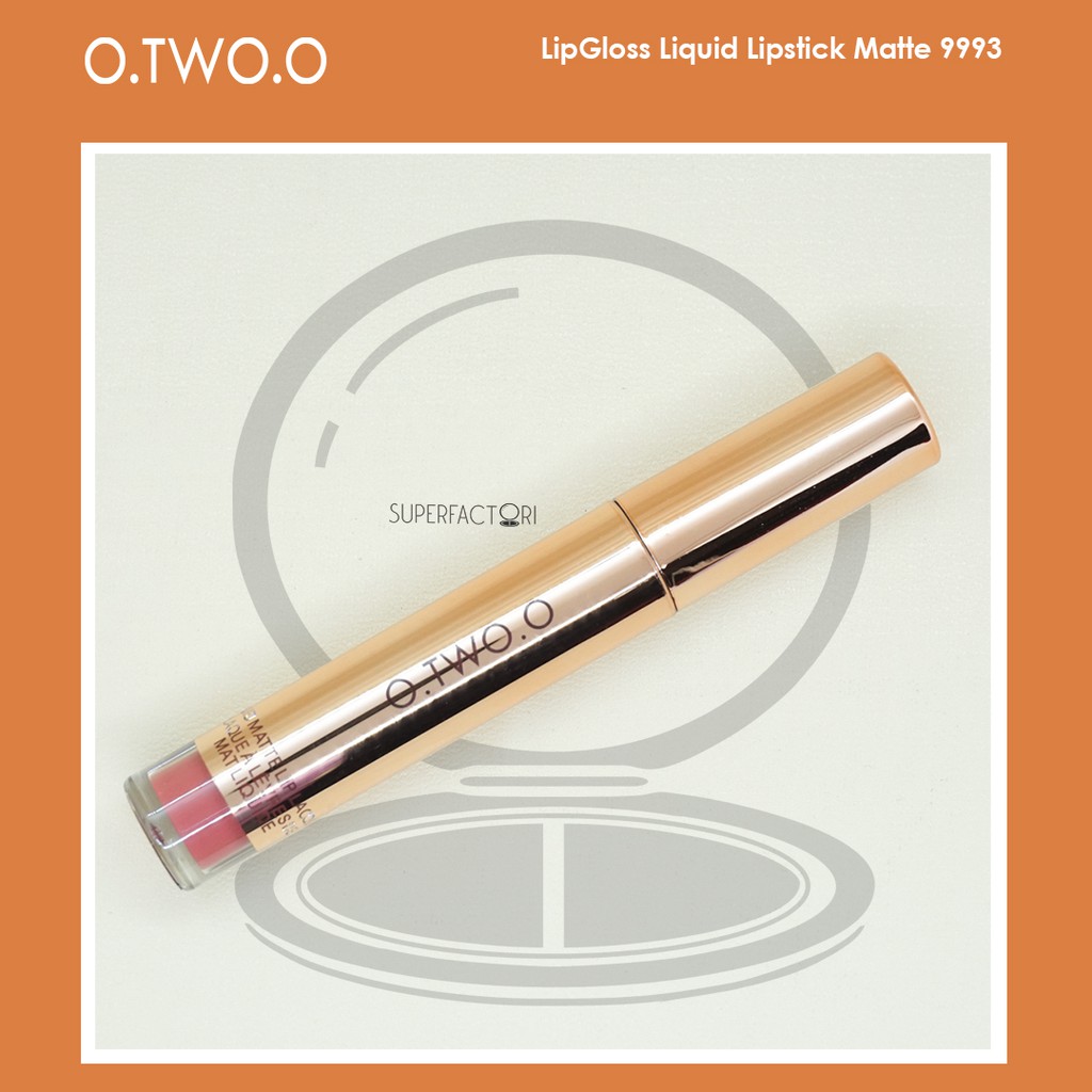 Jual (READY STOCK) O.Two.o OTwoo Lip Matte 12 Color Lipstick Liquid 12 ...