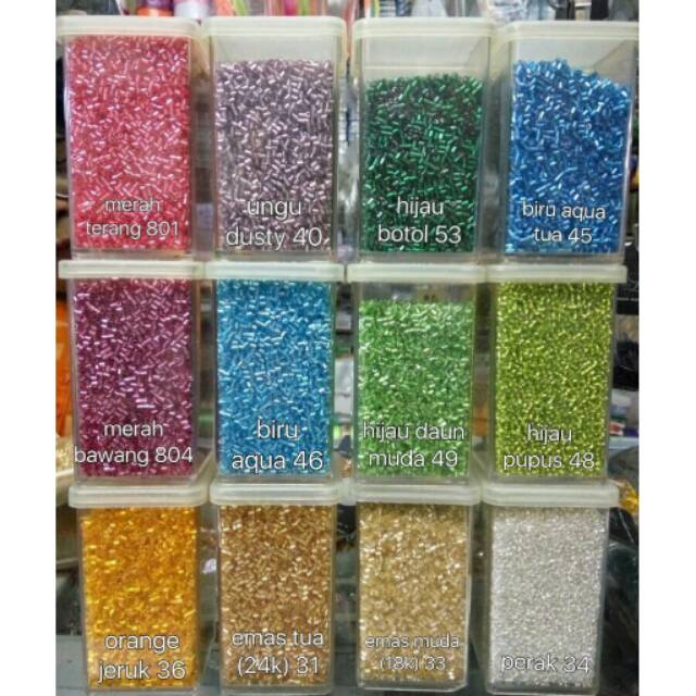 Jual Eceran 8gr payet bambu pasir jepang MGB | Shopee Indonesia