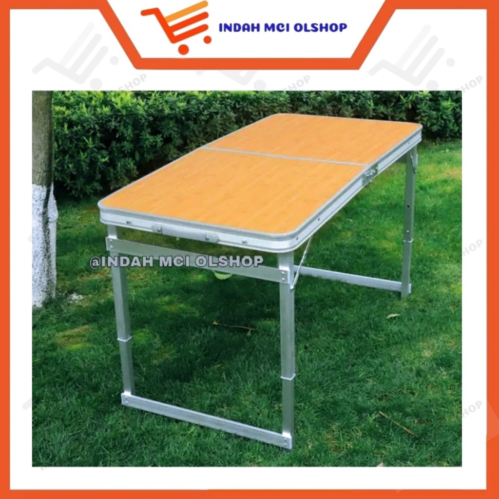 Jual Meja Lipat Koper Portable Kaki Kotak / Folding Adjustable Table ...