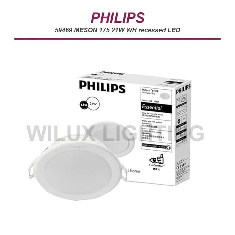 Jual DOWNLIGHT LED PHILIPS 59469 MESON 7" 21W - LAMPU PLAFON | Shopee Indonesia