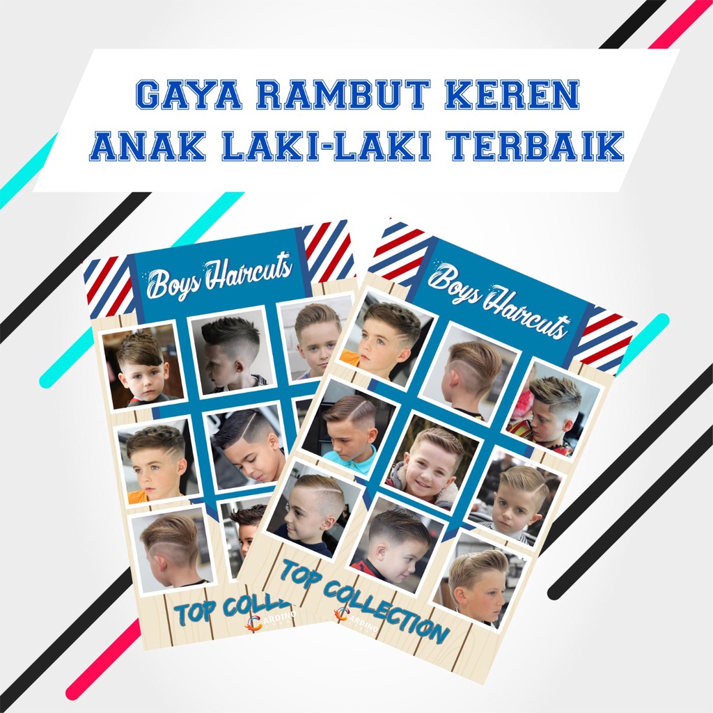 Jual POSTER DINDING AESTHETIC POTONGAN RAMBUT ANAK LAKI-LAKI TERUPDATE ...