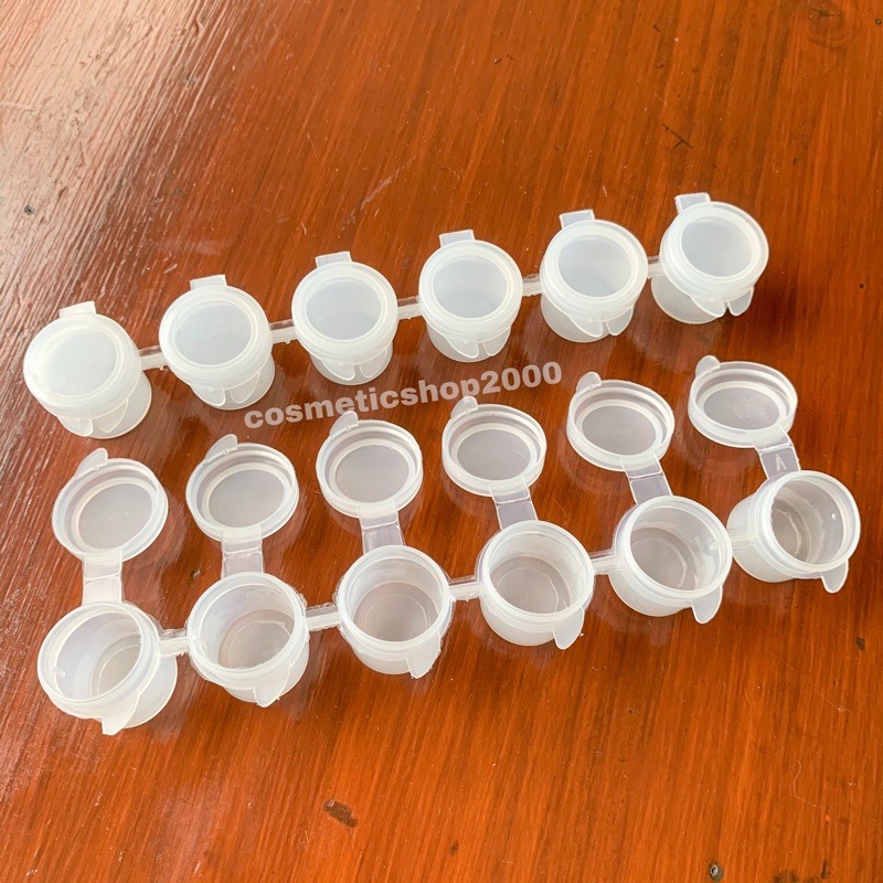 Jual Pot Cat Plastik Renteng 6 x 5ML Tabung Tempat Cat Acrylic Akrilik ...
