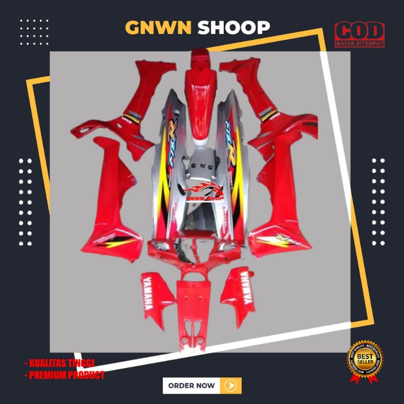 Jual Full body Halus Yamaha Fizr Poswan Merah silver | Shopee Indonesia