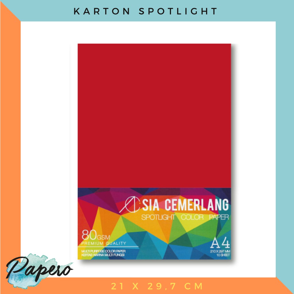 Jual Kertas Karton Warna Spotlight Multifungsi | Shopee Indonesia