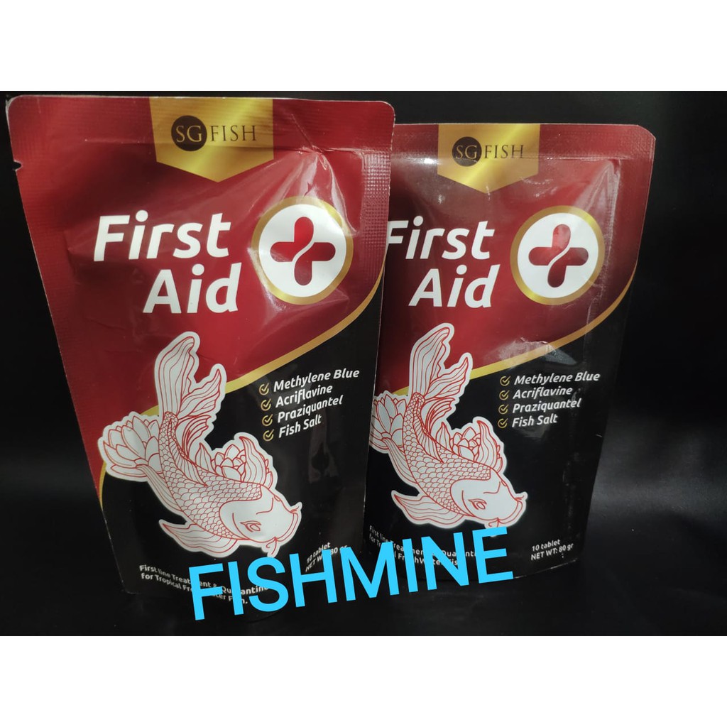 Jual GARAM TABLET FIRST AID PLUS TABLET SG FISH METHYLENE BLUE ...