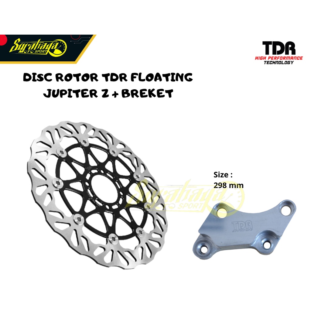 Jual Disc Piringan TDR Floating Jupiter Z 298mm + Breket | Shopee Indonesia