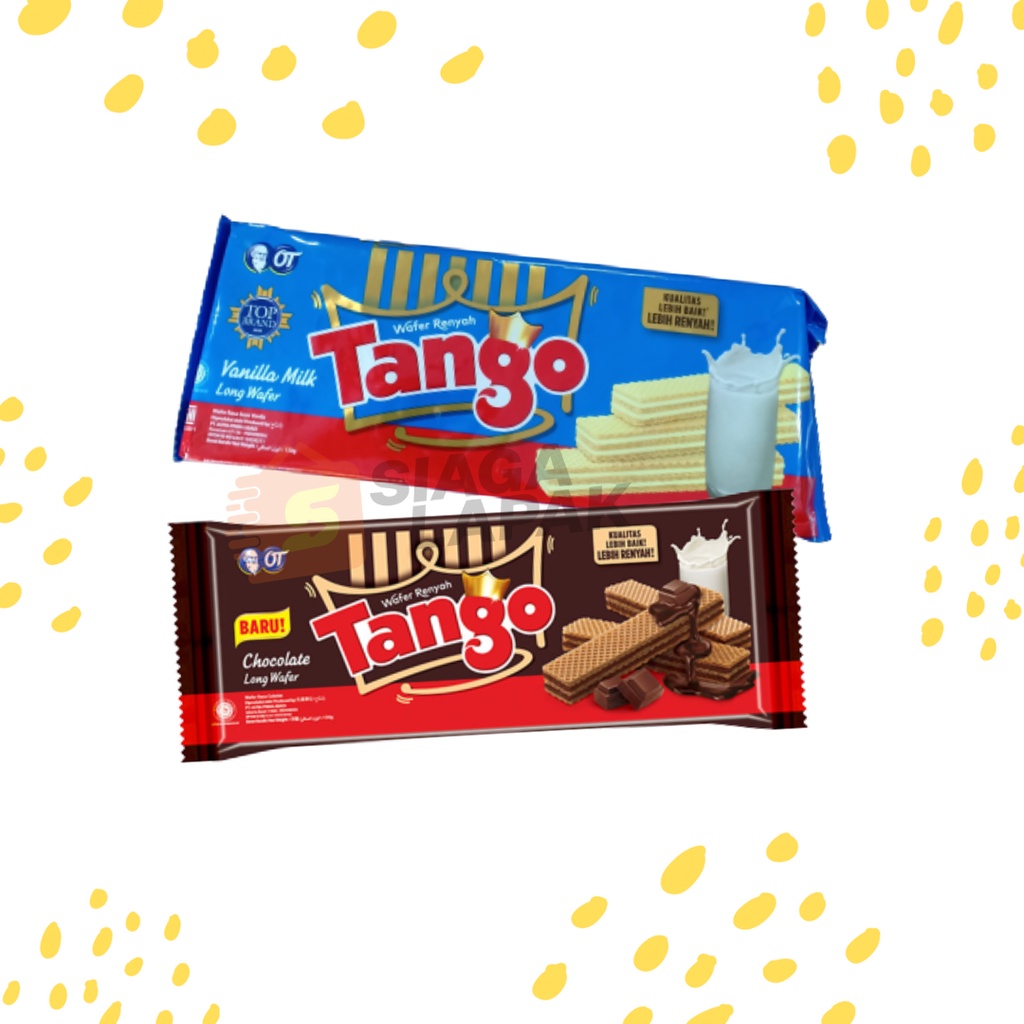 Jual Wafer Tango Besar Rasa Vanilla Milk 110gr | Shopee Indonesia