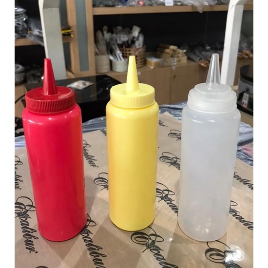 Jual BOTOL MAYONNAISE 8OZ (240ML) / SQUEEZE BOTTLE JIWINS | Shopee ...