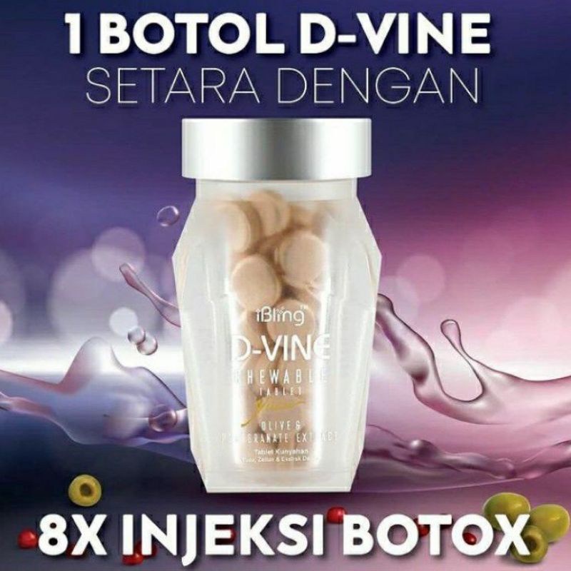 Jual D vine Collagen Asli Original 100% Ori Barcode Official Ecer 10-40 ...