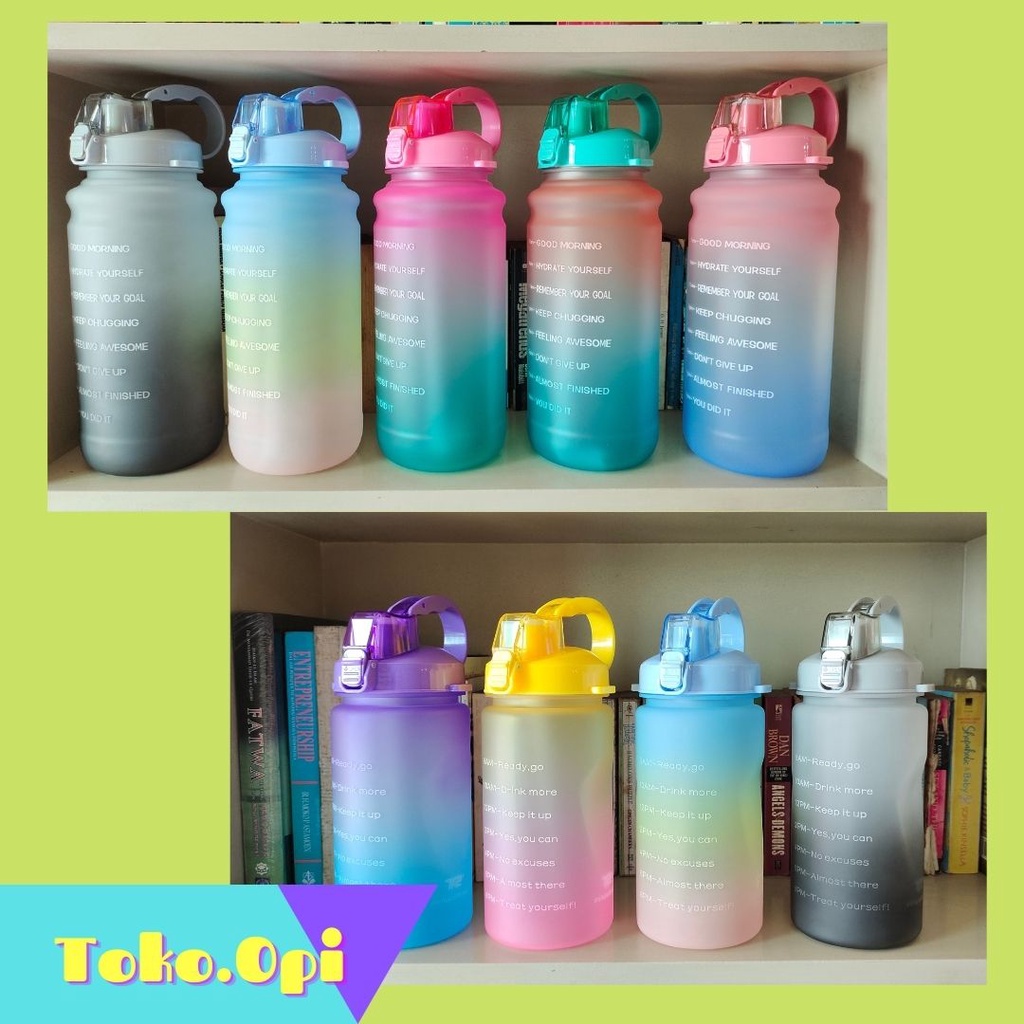 Jual BOTOL ORI HARGA NEGO Botol Minum Motivasi Tritu 2.2 dan 1.1 Liter ...