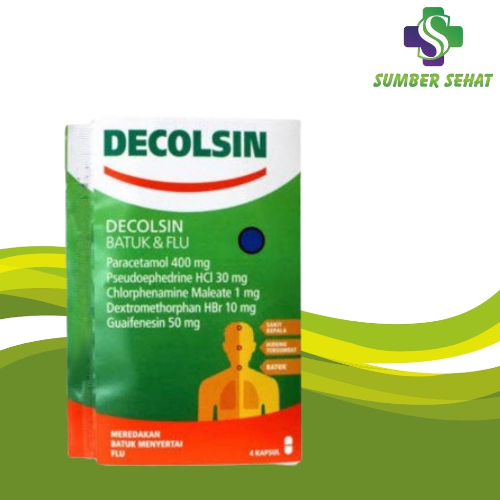 Jual DECOLSIN STRIP 4 KAPSUL | Shopee Indonesia